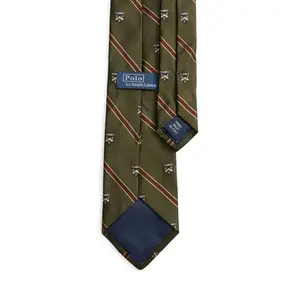 Ralph Lauren Striped Silk Repp Club Tie