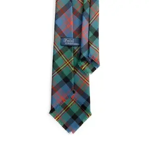 Ralph Lauren Graduate Fringe Tartan Tie