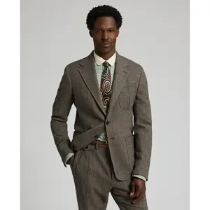 Ralph Lauren Wool-cotton Herringbone Suit Jacket