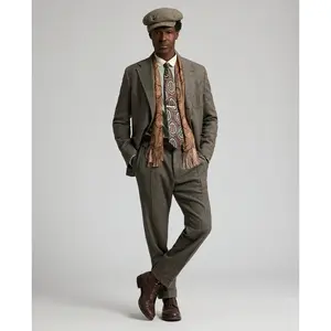 Ralph Lauren Wool-cotton Herringbone Suit Jacket