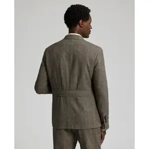 Ralph Lauren Wool-cotton Herringbone Suit Jacket