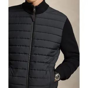 Ralph Lauren Hybrid Full-zip Mockneck Sweater