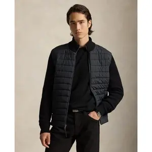 Ralph Lauren Hybrid Full-zip Mockneck Sweater