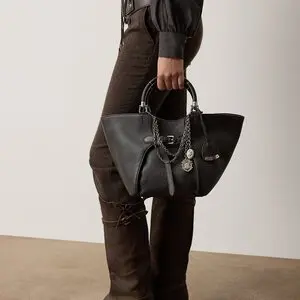Ralph Lauren The Chain-trim Goatskin Tote