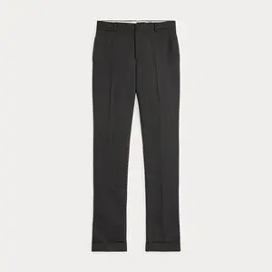 Ralph Lauren Slim Fit Jaspé Herringbone Suit Trouser - Charcoal