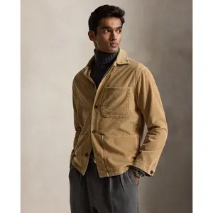 Ralph Lauren Corduroy Utility Overshirt - Classic Camel