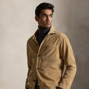 Ralph Lauren Corduroy Utility Overshirt - Classic Camel