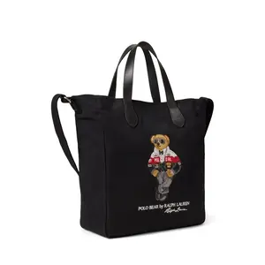 Ralph Lauren Polo Bear Canvas Shopper Tote