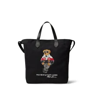 Ralph Lauren Polo Bear Canvas Shopper Tote