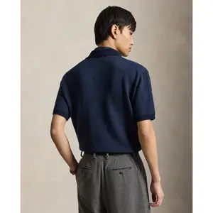 Ralph Lauren Relaxed Fit Wool Polo-collar Sweater - Navy Combo