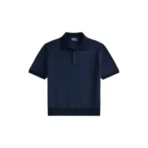 Ralph Lauren Relaxed Fit Wool Polo-collar Sweater - Navy Combo