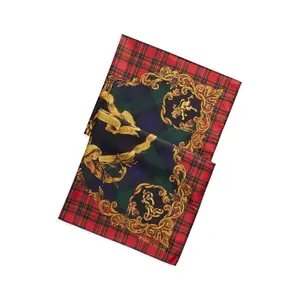 Ralph Lauren Crest Silk Twill Square Scarf