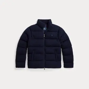 Ralph Lauren Cable-knit Wool-cashmere Quilted Jacket