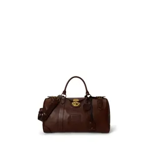 Ralph Lauren Heritage Lock Leather Small Duffel