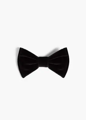 Khaite Liv Bowtie In Velvet