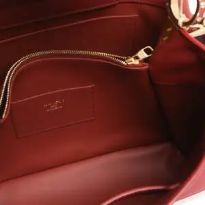 LOUIS VUITTON Rust Smooth Grained Calfskin Capucines Gm Souple