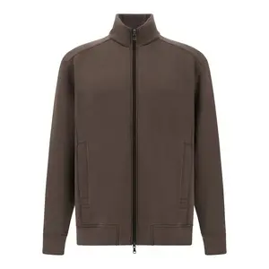 Paul & Shark Active Fleece Cotton Zip-up Sweatshirt - Falcon