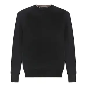 Paul & Shark Piuma Wool Crewneck Sweater - Black