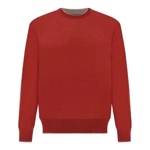 Paul & Shark Piuma Wool Crewneck Sweater - Winery