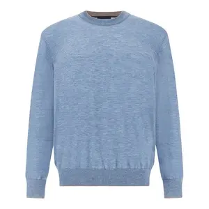 Paul & Shark Piuma Wool Crewneck Sweater - Light Blue