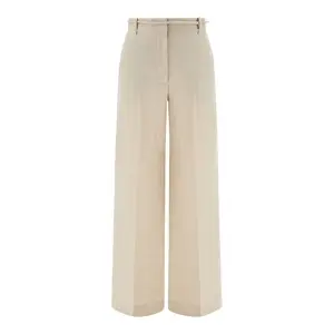 Paul & Shark Wool Twill Palazzo Trousers