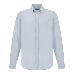 Paul & Shark X-soft Cotton Shirt With Small Check Pattern - White/light Blue Check Pattern