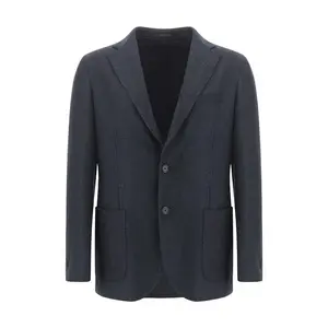 Paul & Shark Single-breasted Wool And Cashmere Blazer - Blue