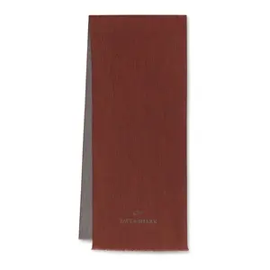 Paul & Shark Jacquard Wool Scarf - Red/grey