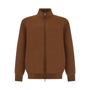 Paul & Shark Wool And Cashmere Zip-up Cardigan - Red