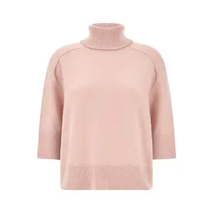 Paul & Shark Wool And Cashmere Turtleneck Sweater - Peach Blush