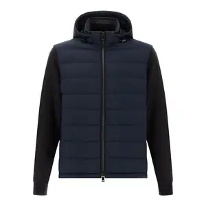 Paul & Shark Ultralight Down Jacket With Removable Wool Sleeves