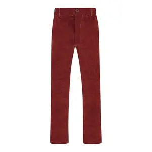 Paul & Shark Alba Trousers In Corduroy - Winery