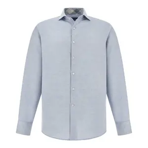Paul & Shark Cotton Flannel Shirt - Light Blue