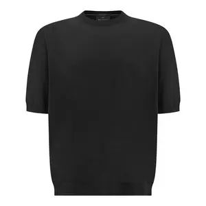 Paul & Shark 140's Superfine Merino Wool T-shirt - Black