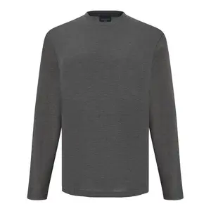Paul & Shark Fil-à-fil Cotton Blend T-shirt - Dark Grey