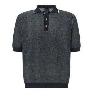 Paul & Shark Cotton And Cashmere Polo - Blue/white