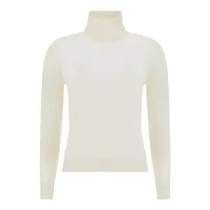Paul & Shark Merino Wool Turtleneck Sweater - Milk