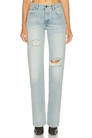 HAIKURE Star Straight Leg Denim Jeans - Marfa Blue