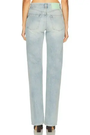 HAIKURE Star Straight Leg Denim Jeans