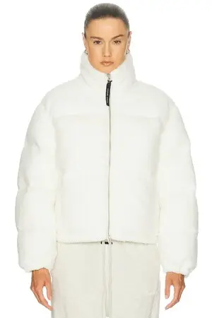 Canada Goose Puffer Fleece Jacket With Funnel Neck