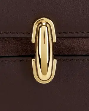 Savette Trapeze Pochette Bag - Coffee