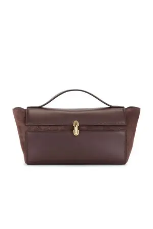 Savette Trapeze Pochette Bag - Coffee