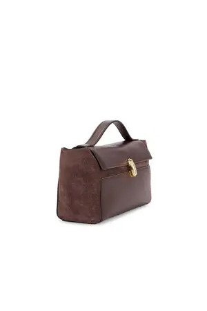 Savette Trapeze Pochette Bag - Coffee