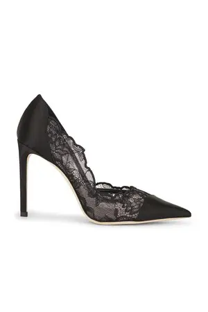 JIMMY CHOO Brigitte Lace Satin 100 Pump