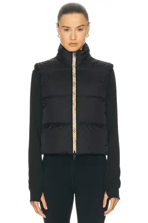 Burberry Ireland Puffer Jacket With Detachable Hoodie