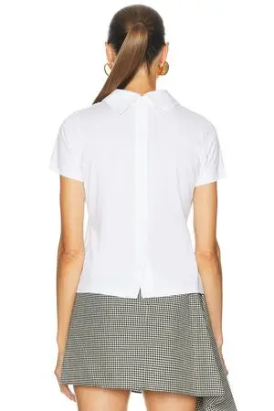 Givenchy High Collar Popeline T-shirt