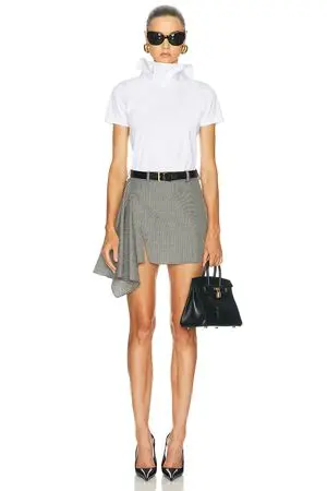 Givenchy High Collar Popeline T-shirt