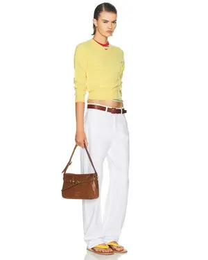 Miu Miu Lambskin Leather Shoulder Bag - Rovere