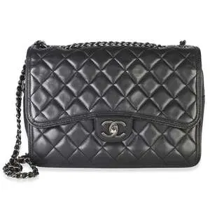 CHANEL Chanel Quilted Lambskin Large Citizen Zip Flap Bag