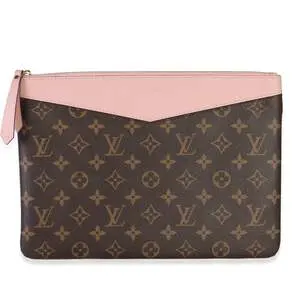 LOUIS VUITTON Monogram Canvas Daily Pouch - Pink